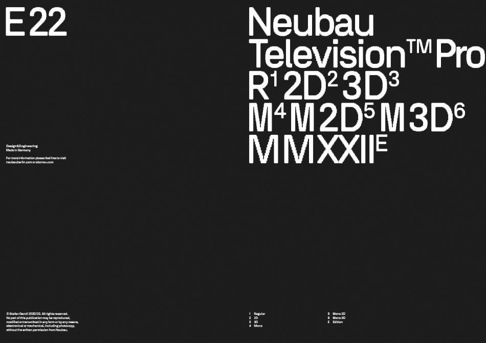 Neubau / NB Television™ Pro
